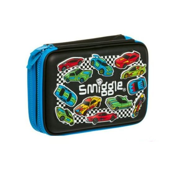 Jual Smiggle Pencilcase Hardtop Double Xtreme Black Car - Tempat Pensil ...