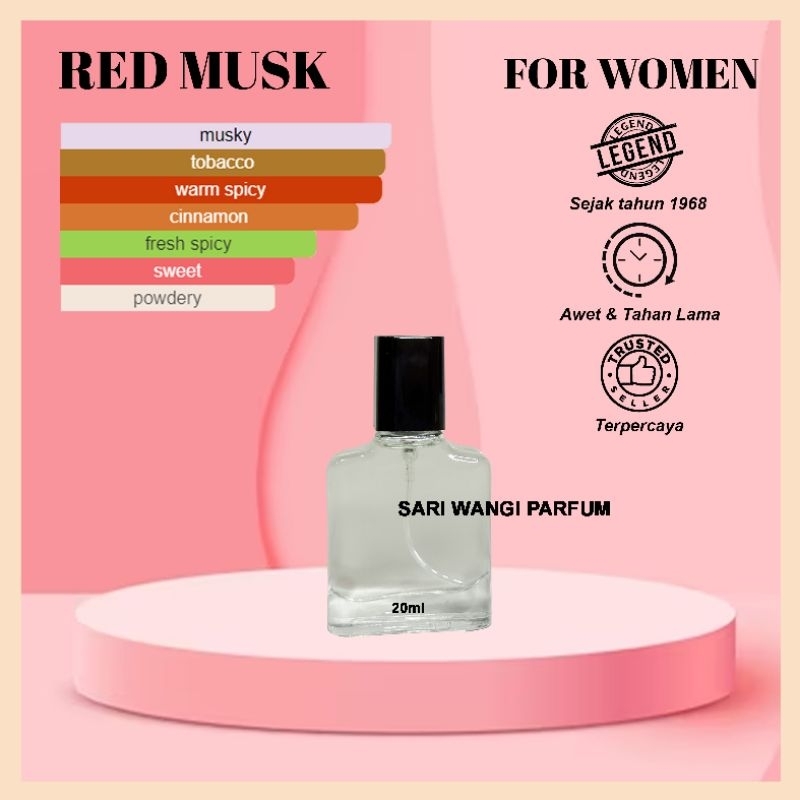 Jual 20ml Red Musk(Parfum Refil In The Line Of Red Musk) | Shopee Indonesia