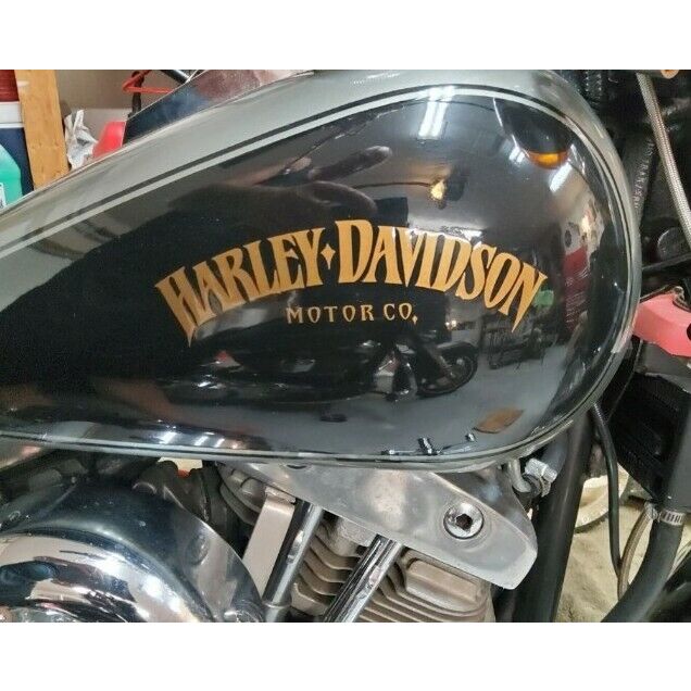 Jual cutting sticker harley davidson motor co variasi tanki motor ...