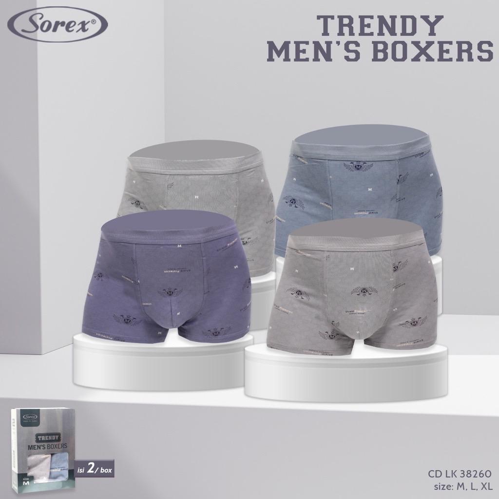 Jual [ 1 Box isi 2 ] SOREX CD LK M38260 Celana Dalam Boxer Pria Super ...