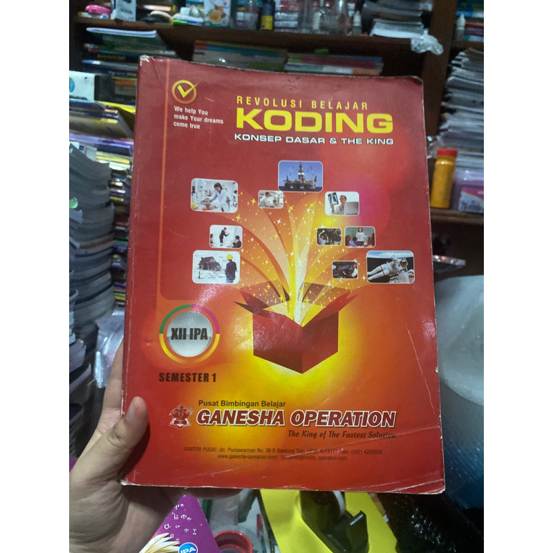 Jual Revolusi belajar koding konsep dasar & the king XII IPA Semester 1 ...
