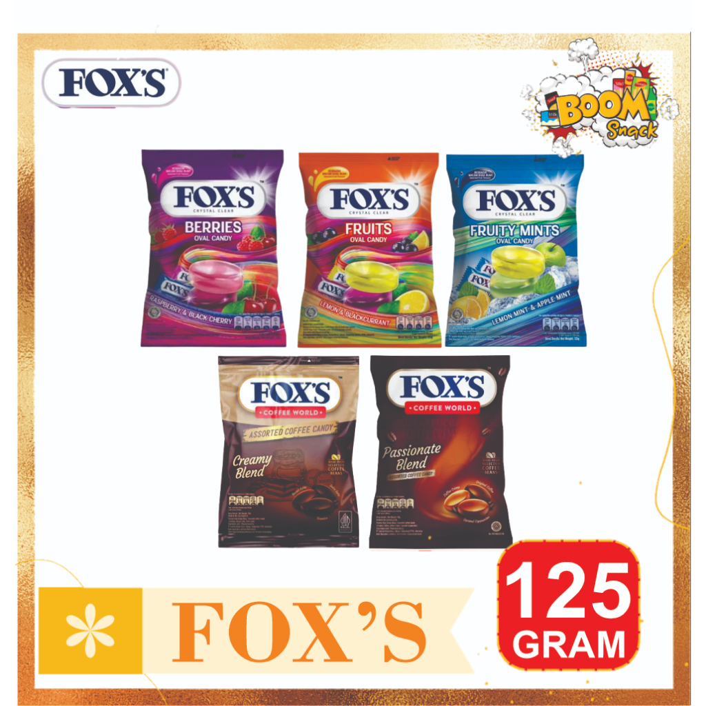 Jual PACK - Permen Fox's Oval Candy | Shopee Indonesia