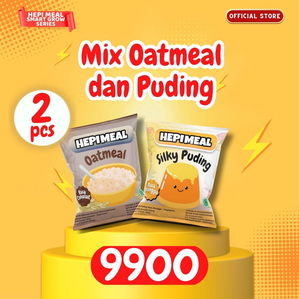 Jual 2 Pcs Mix Oatmeal dan Puding | Silky Puding Cocok untuk Snack ...