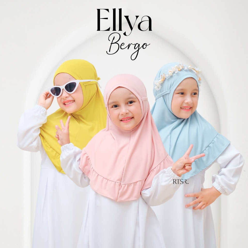Jual RTSR Ellya Bergo Anak Hijab Anak Instant Viral Terbaru | Shopee Indonesia