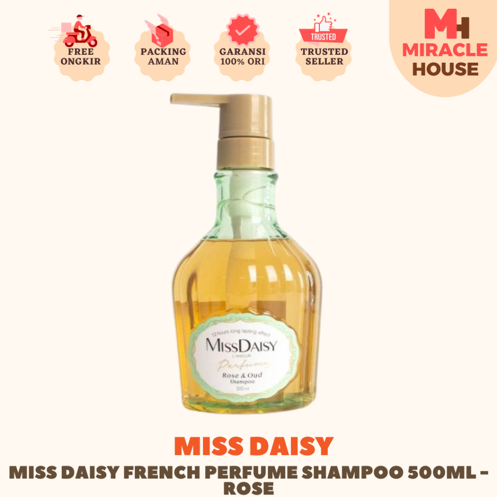 Jual MISS DAISY French Perfume Shampoo Rose & Oud 500ml anti ketombe ...