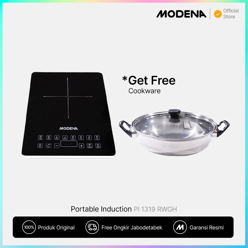 Jual MODENA Portable Induction - PI 1319 RGWH | Shopee Indonesia