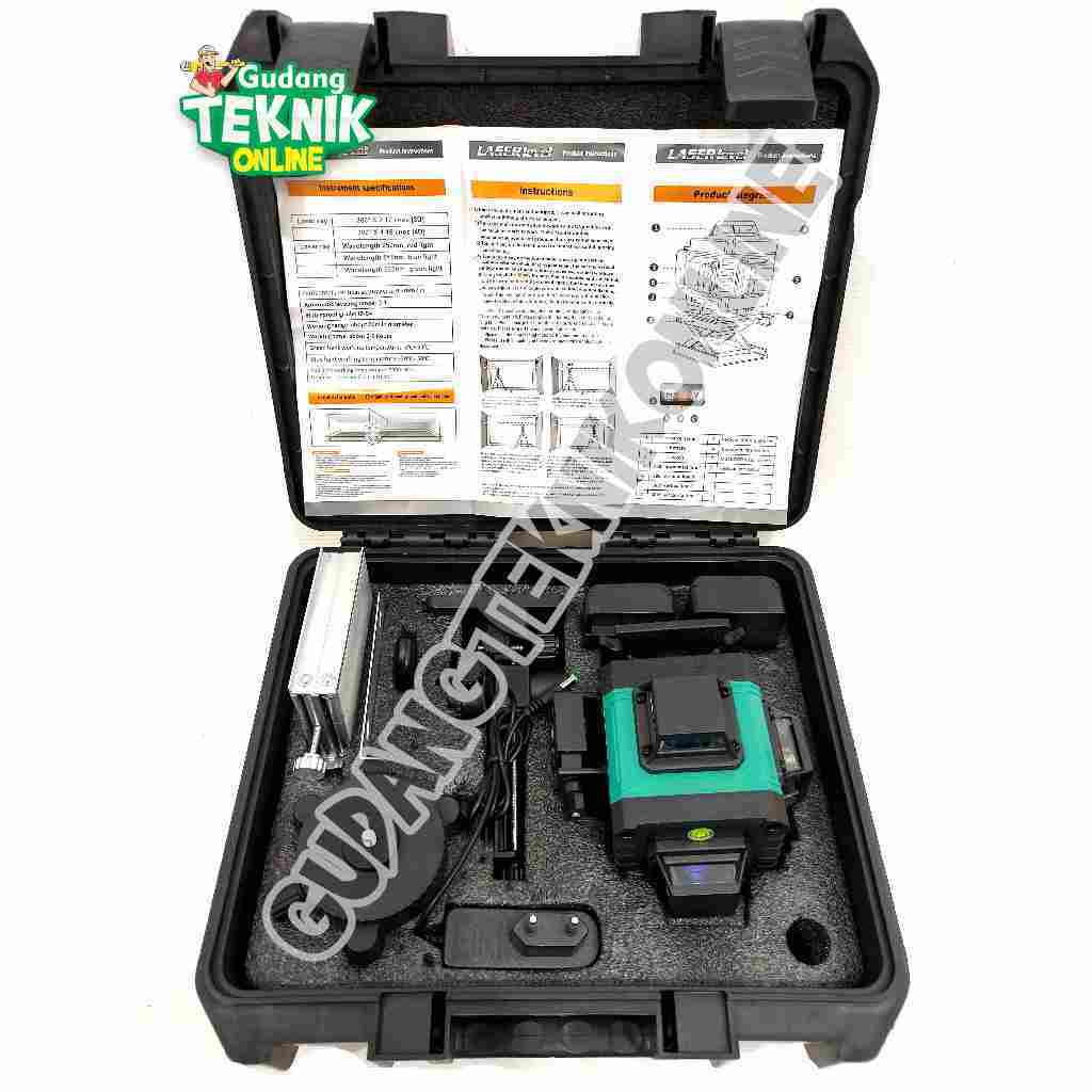 Jual (ZL-360 WIPRO) Waterpass Laser 4 Line 4D 360 Derajat ZL360 WIPRO ...