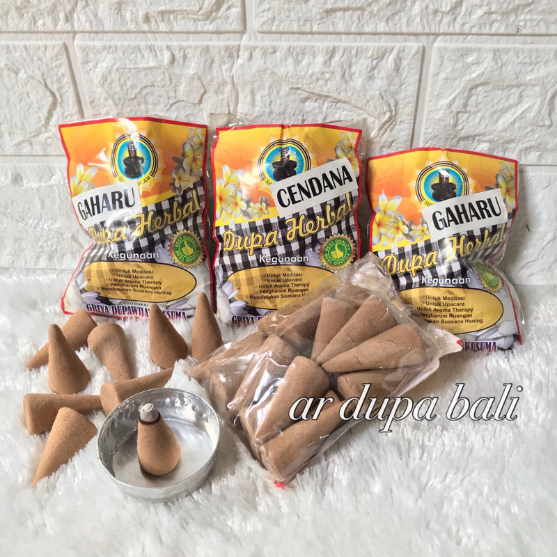 Jual Dupa Kerucut (1 bungkus + bonus 1 tempat bakar dupa) | Shopee ...