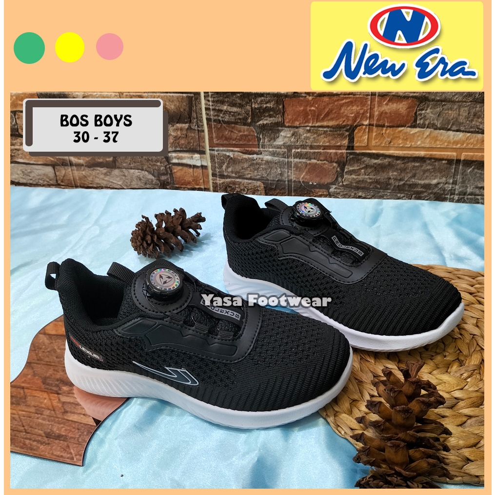 Jual Yasa Footwear - Sepatu Sekolah Anak New Era Bos Boys 30-37 ...