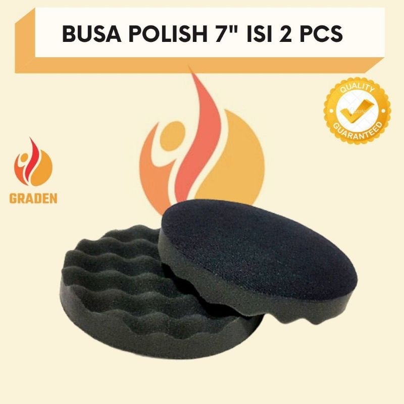 Jual BUSA POLISH 7 INCH / BUFFING FOAM ISI 2pcs | Shopee Indonesia