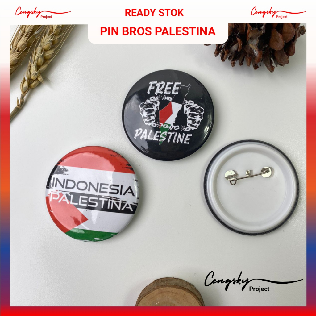 Jual PIN FREE PALESTINE PALESTINA SAVE GAZA | Shopee Indonesia