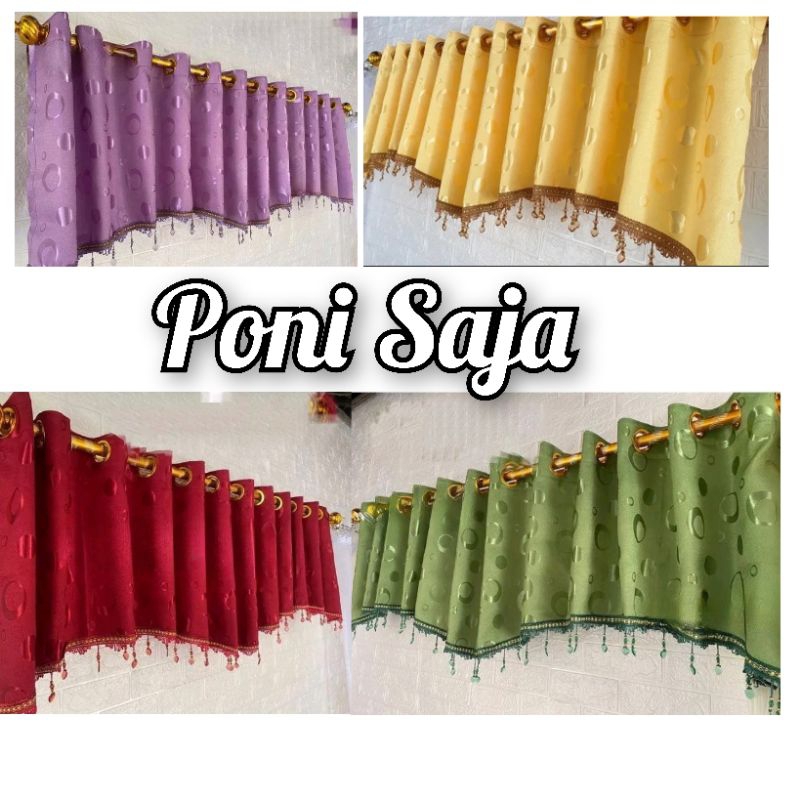 Jual Poni Gorden Poni Hordeng Atas Pintu Gorden Rumbai Poni Mewah ...