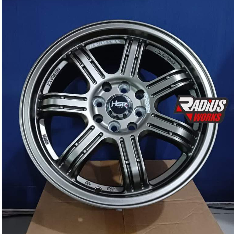 Jual Velg racing model hsr wheel warna bronze R16 cocok untuk avanza, vios, jazz tipe SIAK ring ...