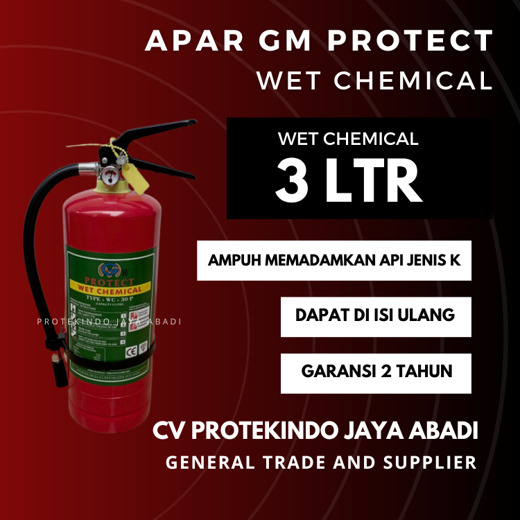 Jual APAR GM Protect Wet Chemical K 3 liter Pemadam Kebakaran | Shopee ...