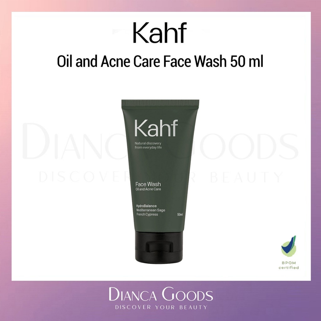 Jual KAHF Oil and Acne Care Face Wash 50 ml - Dianca Goods BKL | Shopee ...