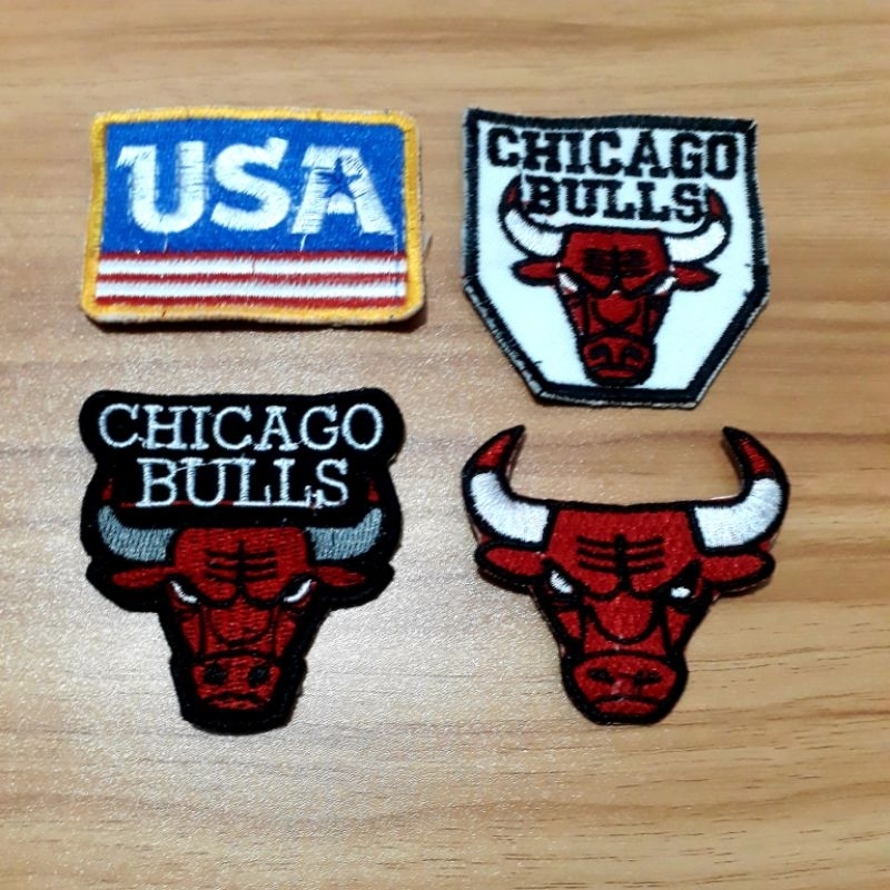 Jual emblem bordir,badge,logo banteng,patch CHICAGO,logo chicago,badge ...