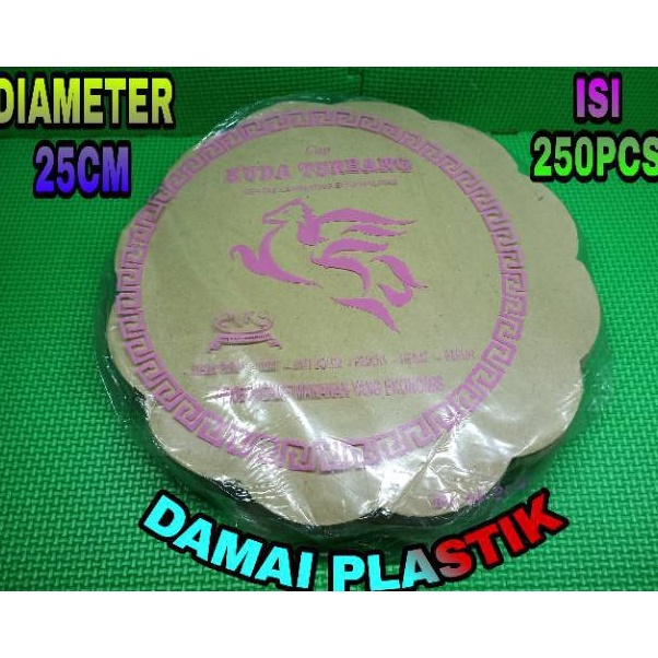 Jual Penawaran Spesial KERTAS NASI COKLAT BUNGA BULAT ALAS PIRING LIDI BAMBU ROTAN ANYAMAN BAKUL ...