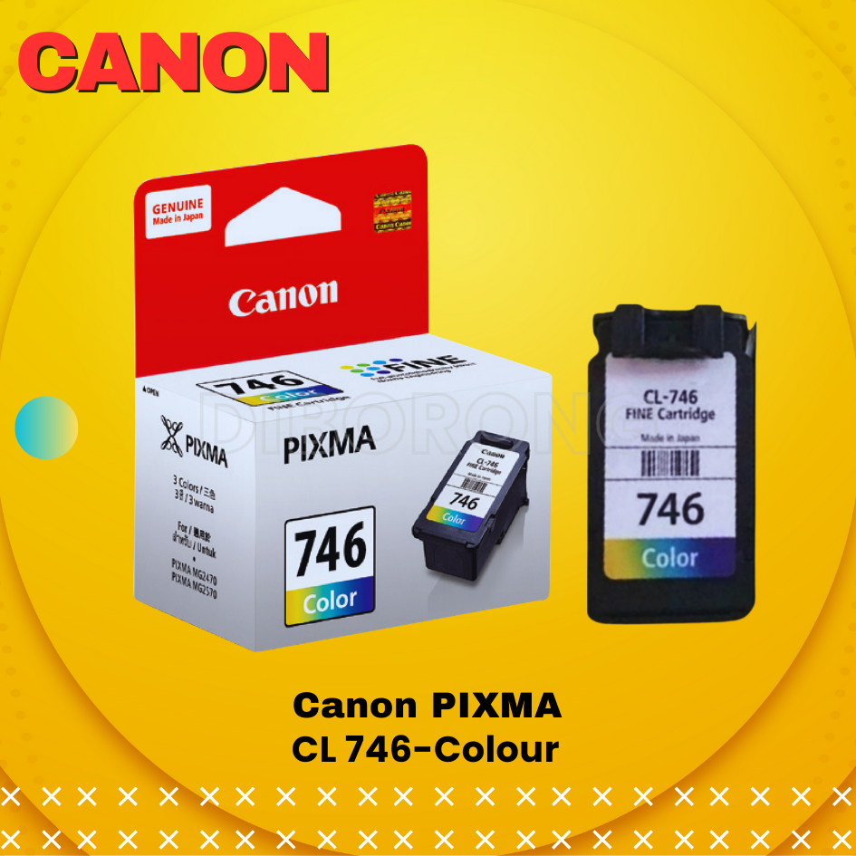 Jual Cartridge Tinta Canon CL-746 Color Original | Shopee Indonesia