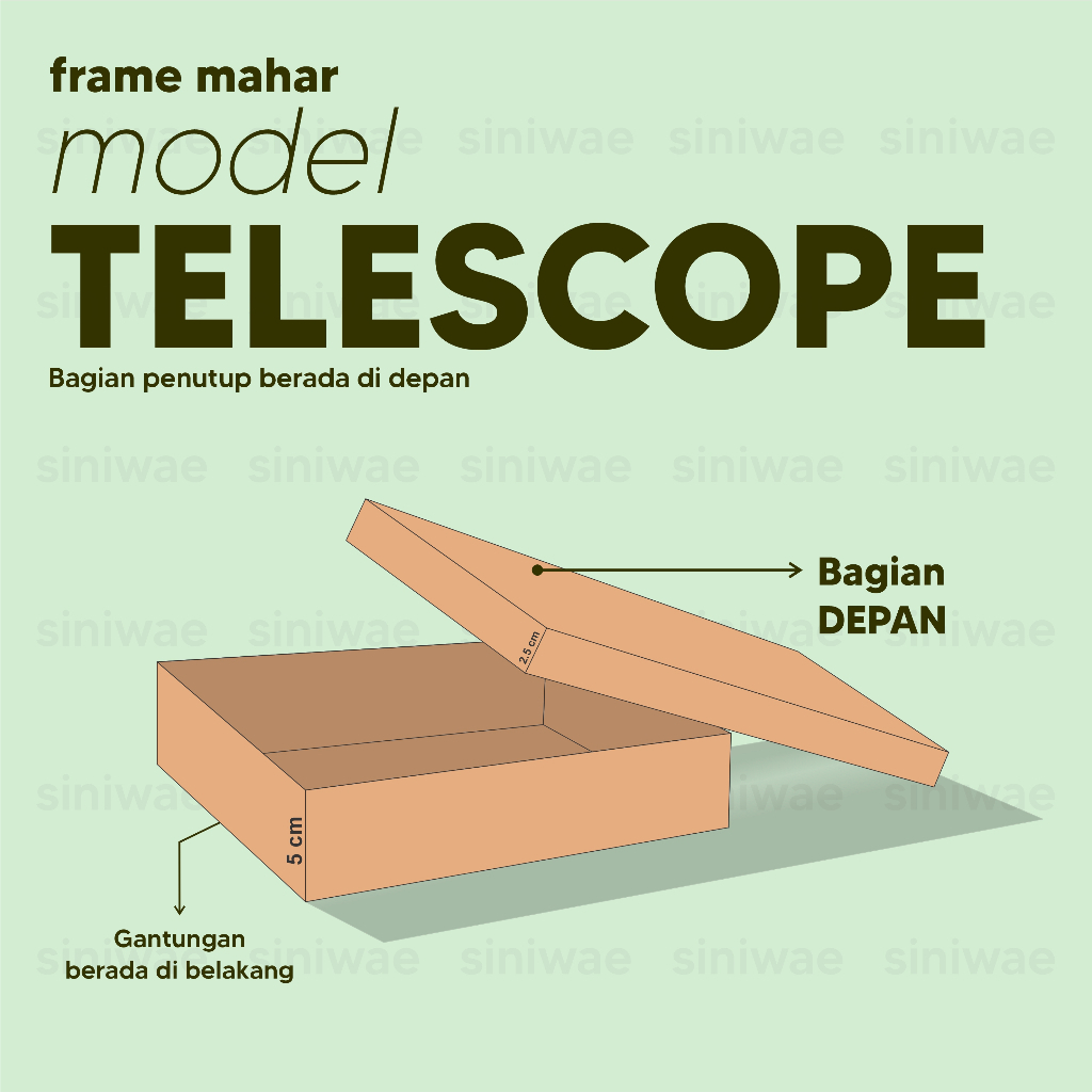 Jual Frame Mahar Akrilik 40x60 50x50 40x50 40x40 35x45 Box Acrylic ...