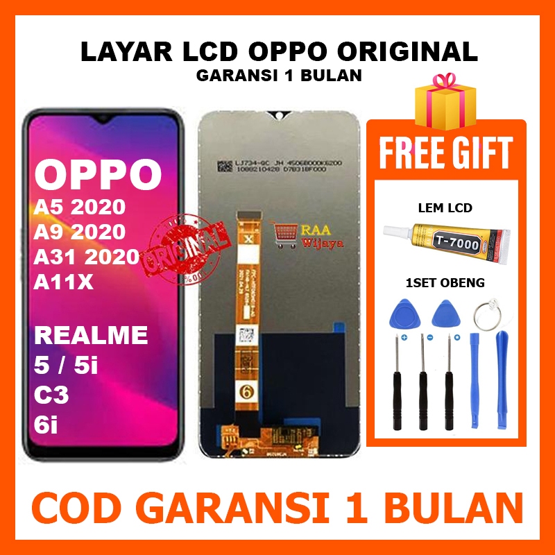 Jual {original} Lcd Oppo A5 2020 A9 2020 A31 2020 Realme C3