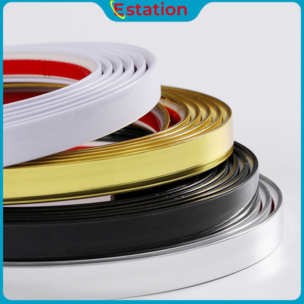 Jual Estation - Wall STICKER PANJANG 1 METER / LIST PLAT STRIP MIRROR ...