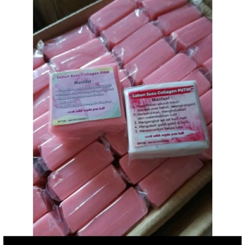 Jual paket usaha sabun susu collagen viral (1lusin tebal)sabun koreng ...