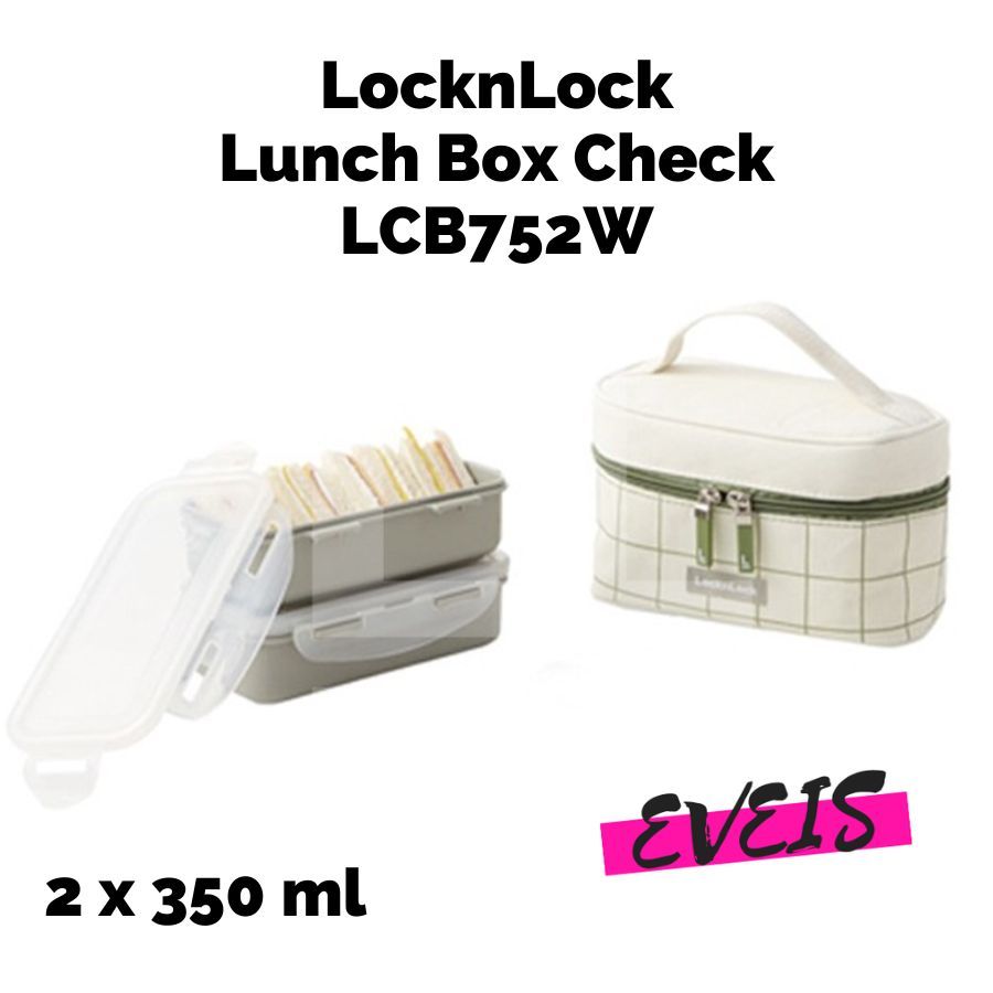 Jual LocknLock Lunch Box Check - LCB752W - Kotak Makan Bekal | Shopee ...