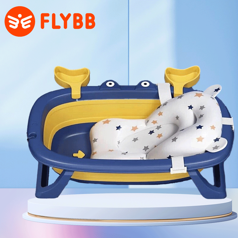 Jual TIIBABY Bak Mandi Bayi Lipat Foldable Silicone / Portable Tempat ...