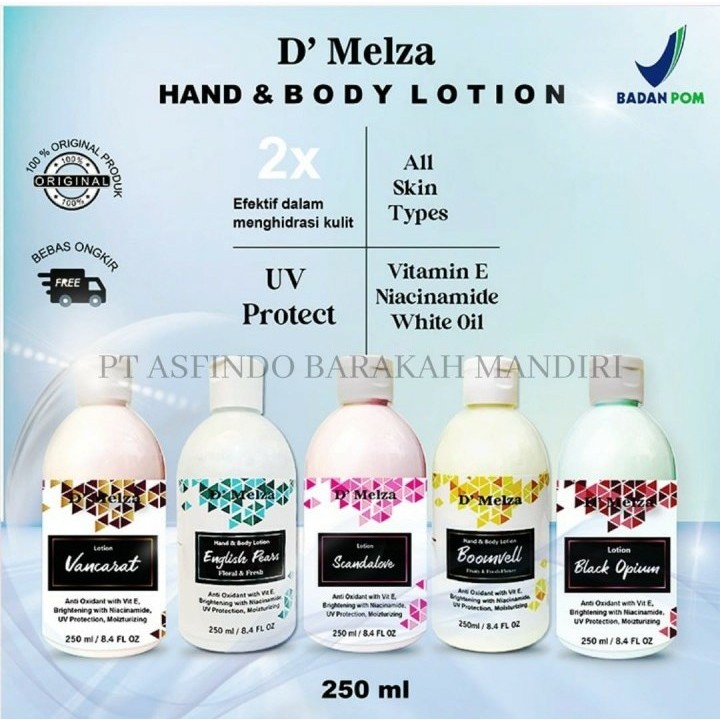 Jual D' MELZA HAND & BODY LOTION (BPOM) | Shopee Indonesia