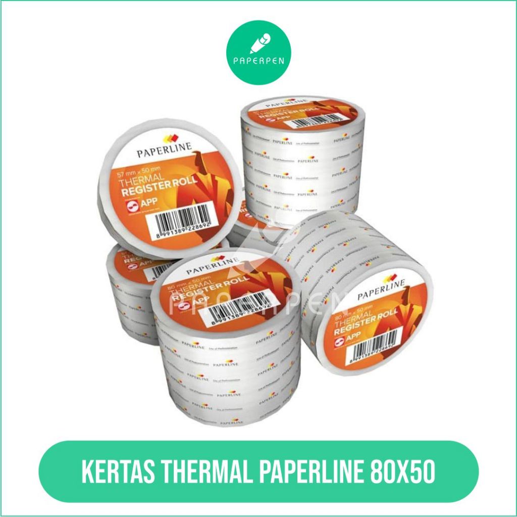 Jual Kertas Thermal Paperline 80X50 | Shopee Indonesia