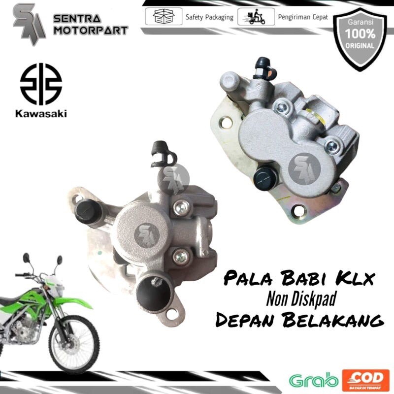 Jual Kaliper pala babi depan belakang klx150 klx 150 original | Shopee Indonesia
