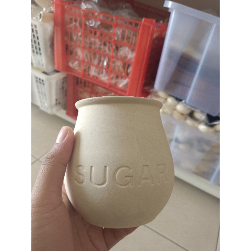 Jual sugar tempat gula dan garam keramik aesthetic tempat penyimpanan ...