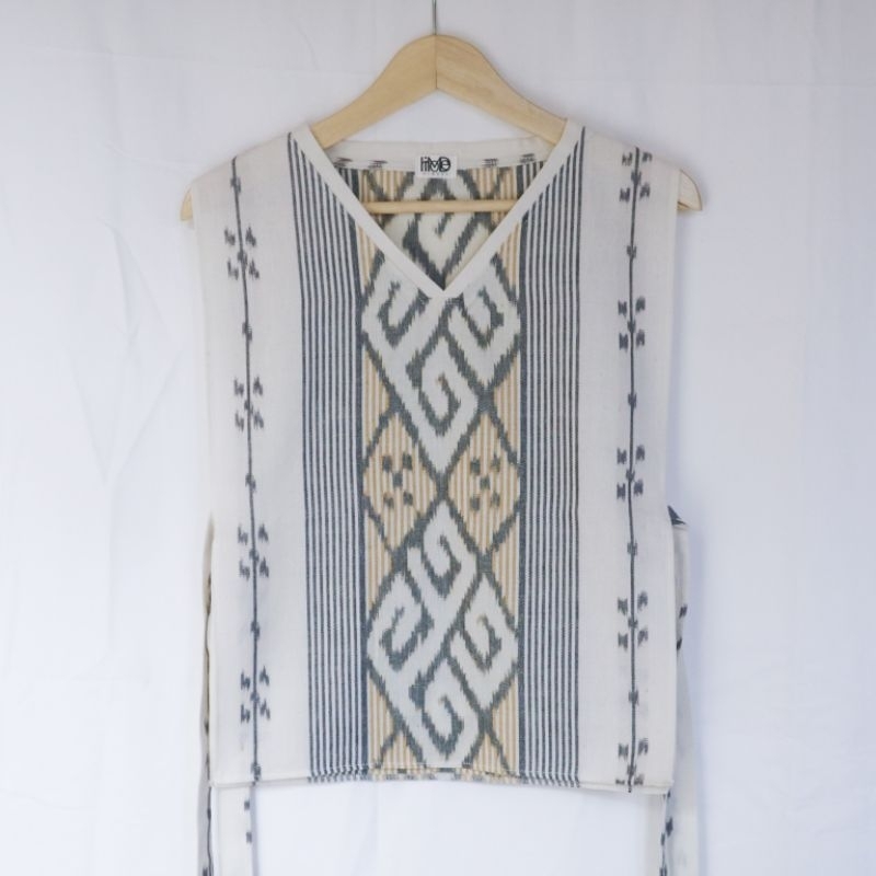 Jual Vest Rompi Tenun soft yellow | Shopee Indonesia