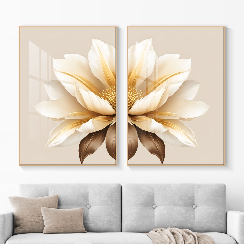 Jual DVLIVING Hiasan Dinding Ruang Tamu Minimalis 80x57cm & 40x57cm ...