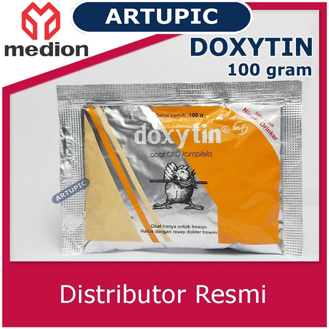 Jual Doxytin 100 gram OBAT CRD KOMPLEKS COLIBACILOSIS Colibacillosis ...