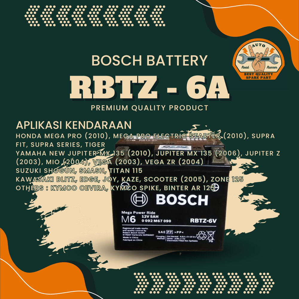 Jual Aki Motor Megapro Mio Jupiter Bosch NEW JUPITER MX 135 TERMURAH ...