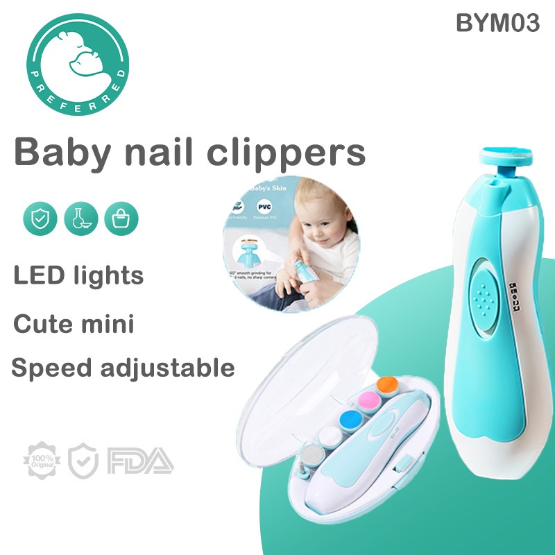 Jual Preffered Gunting Kuku Bayi丨Baby Nail Trimmer LED Potong Kuku Bayi Perlengkapan bayi ...