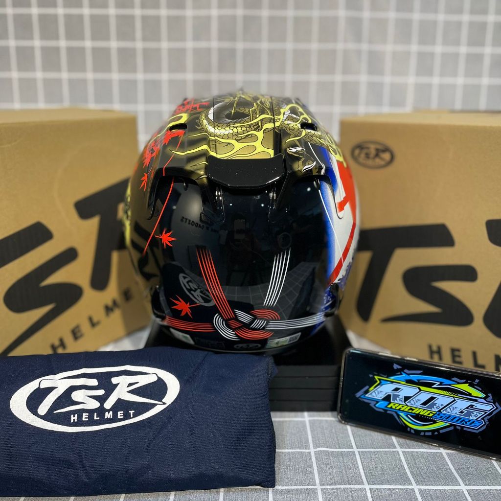 Jual HELM TSR RAM 4 BLACK ORIENTAL | Shopee Indonesia