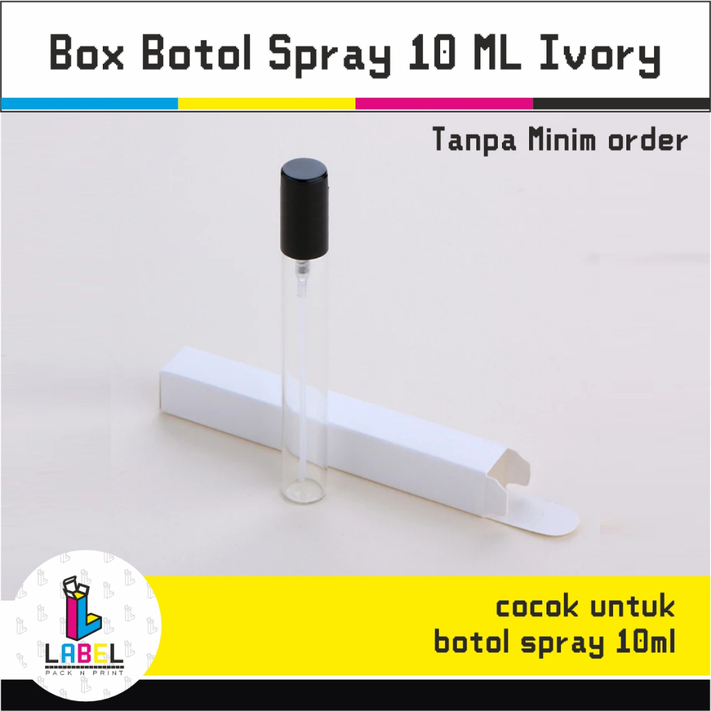 Jual Dus Kemasan / Box Botol tester 10ml POLOS bahan ivory | Shopee ...