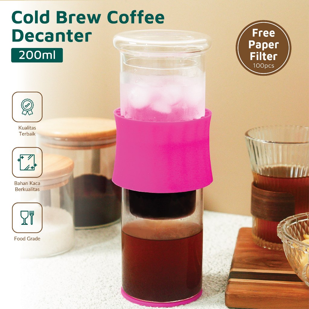 Jual CaTalina Botol Kopi | Cold Brew Coffee Decanter 200ml | Shopee ...