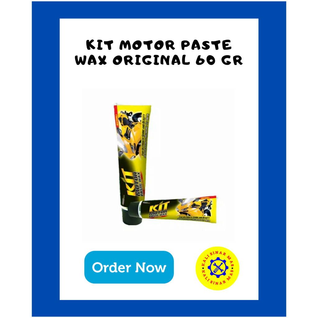 Jual Kit Motor Paste Wax Original 60 gr Poles Pengkilap Kendaraan ...