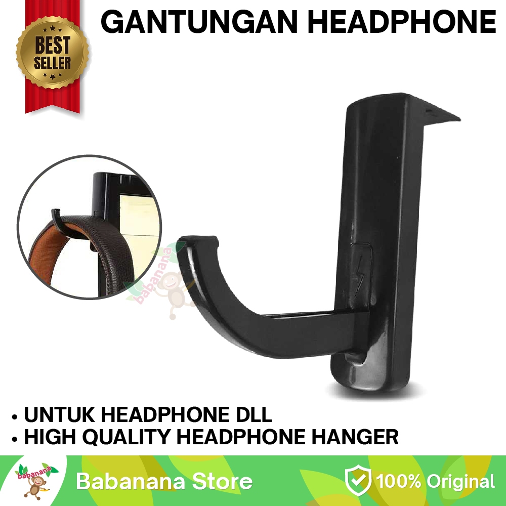Jual GANTUNGAN HEADPHONE HANGER MONITOR EARPHONE HEADSET | Shopee Indonesia