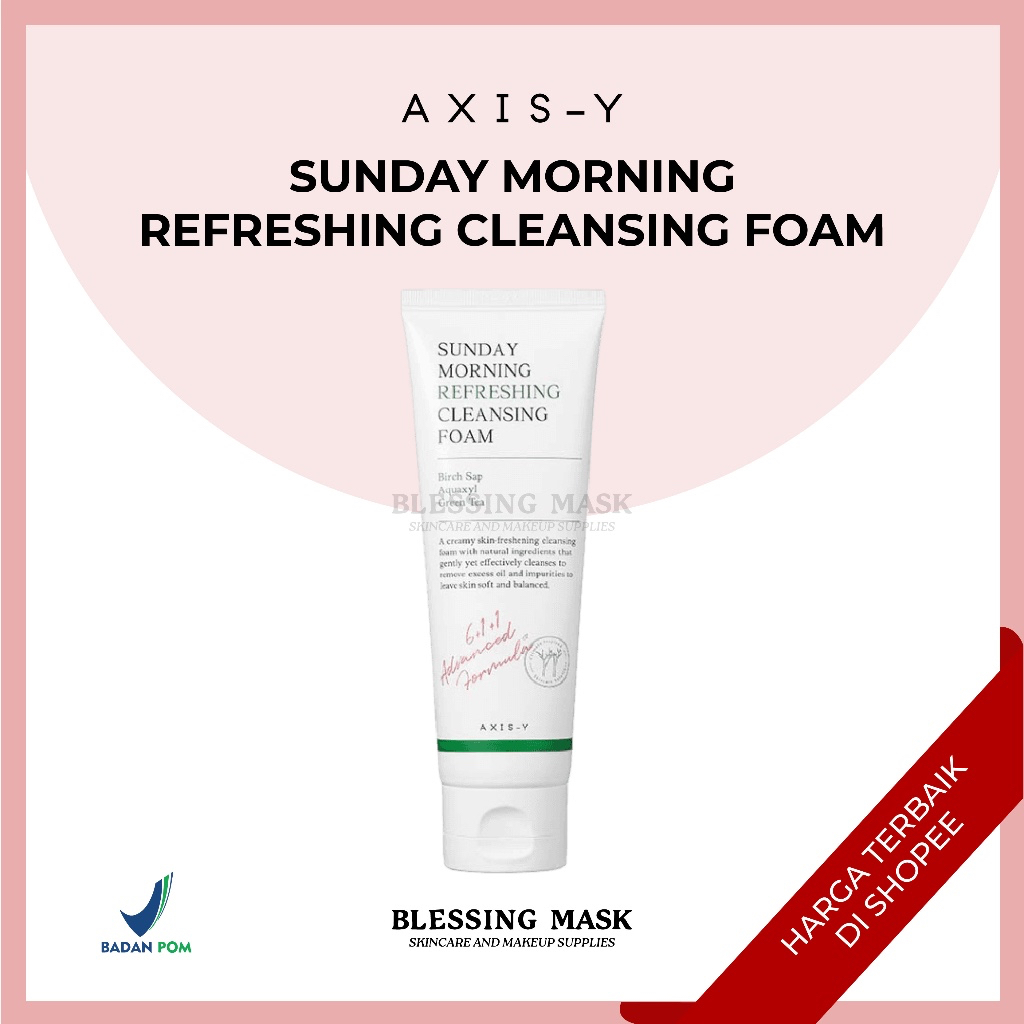 Jual AXIS-Y - Sunday Morning Refreshing Cleansing Foam 120mL | axisy ...