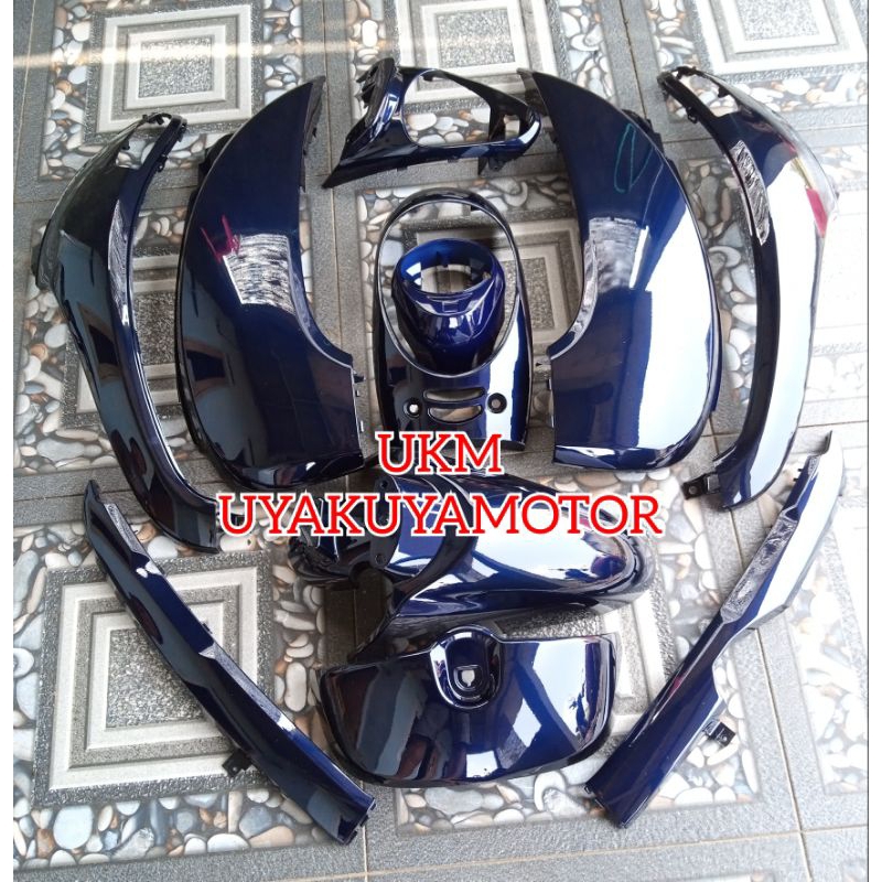 Jual cover halus scoopy fi moon light blue 2013-2016 | Shopee Indonesia