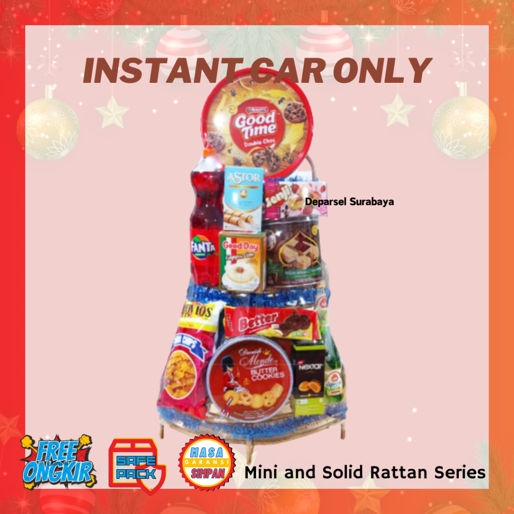 Jual Parcel Natal| Hampers Natal Makanan Ringan Instan Kurir | Shopee ...