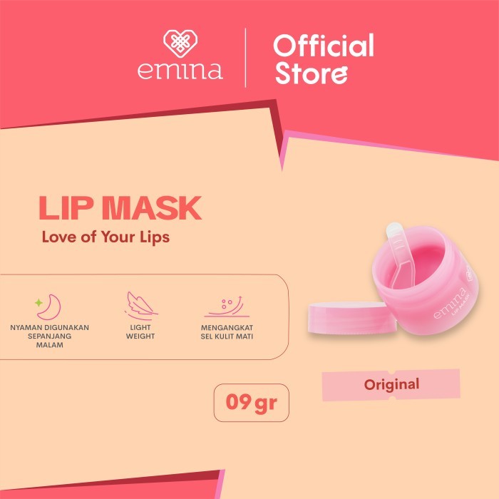 Jual Emina Lip Mask 9 g - Masker Perawatan Bibir Lembab | Shopee Indonesia