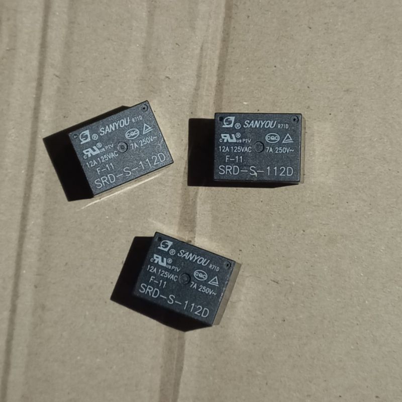Jual Promo Relay 5 Pin 12A-125 Vac, 7A-250V | Shopee Indonesia