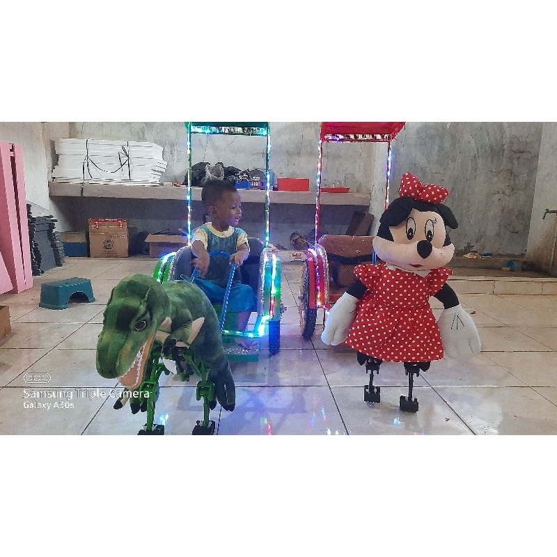 Jual Kereta Boneka Robot Rickshaw | Shopee Indonesia