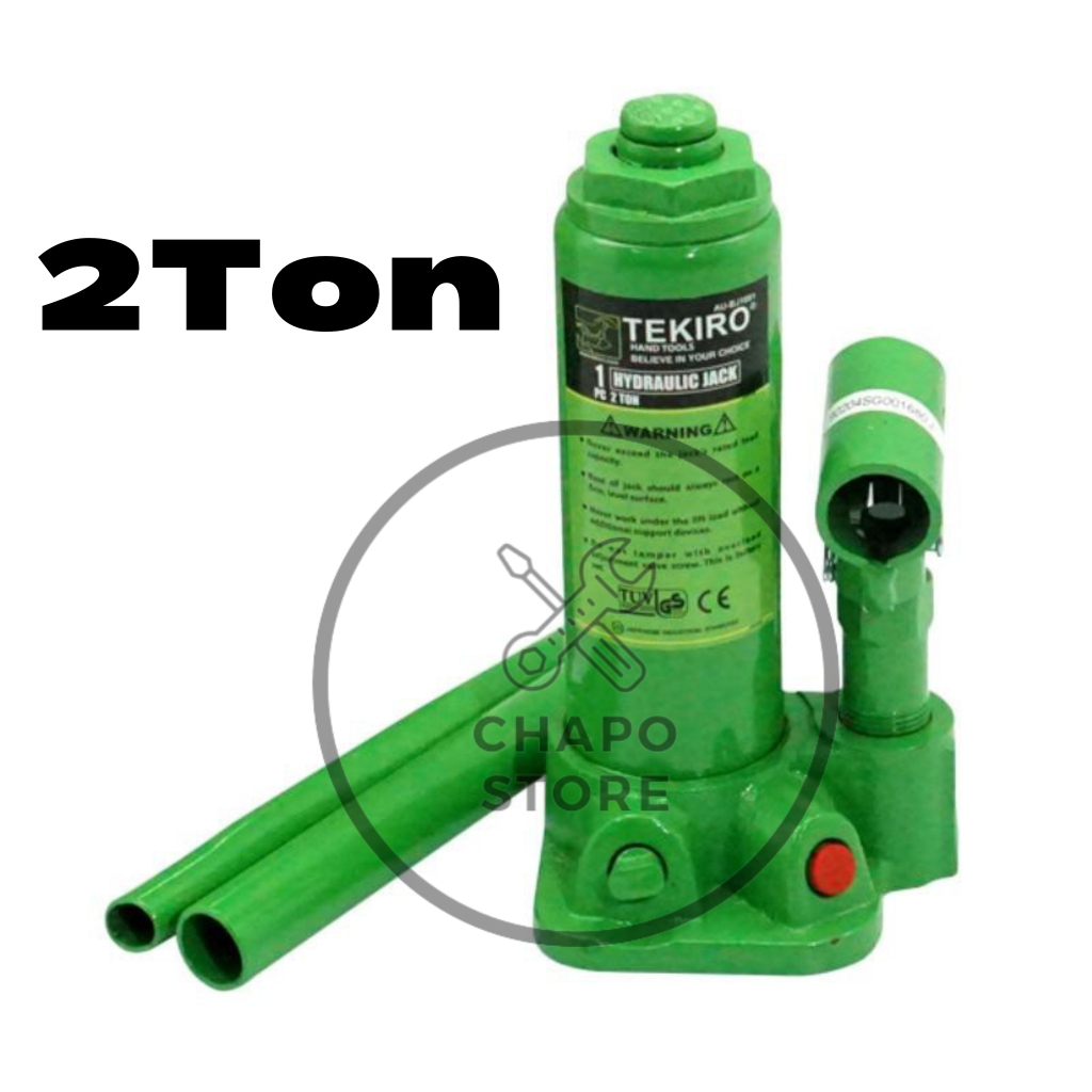 Jual Tekiro dongkrak botol 2 ton hydraulic welded bottle jack 2 ton ...