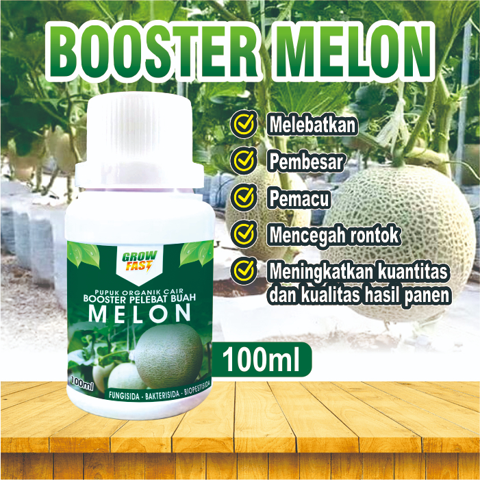 Jual Pupuk Booster Melon (100ml) I pupuk organik pelebat tanaman I pupuk organik perangsang ...